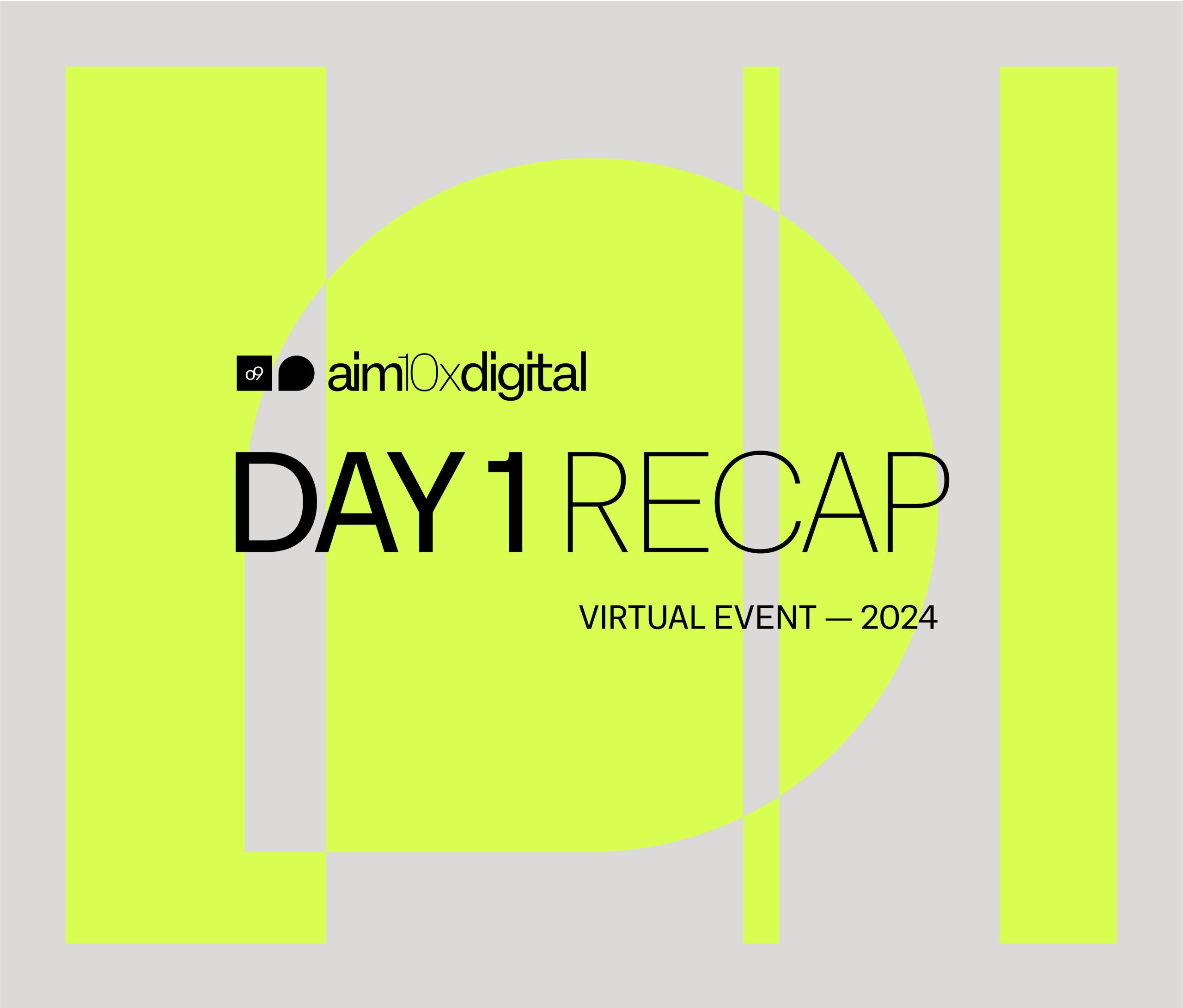 aim10x Digital 2024 - DAY 1 다시 보기