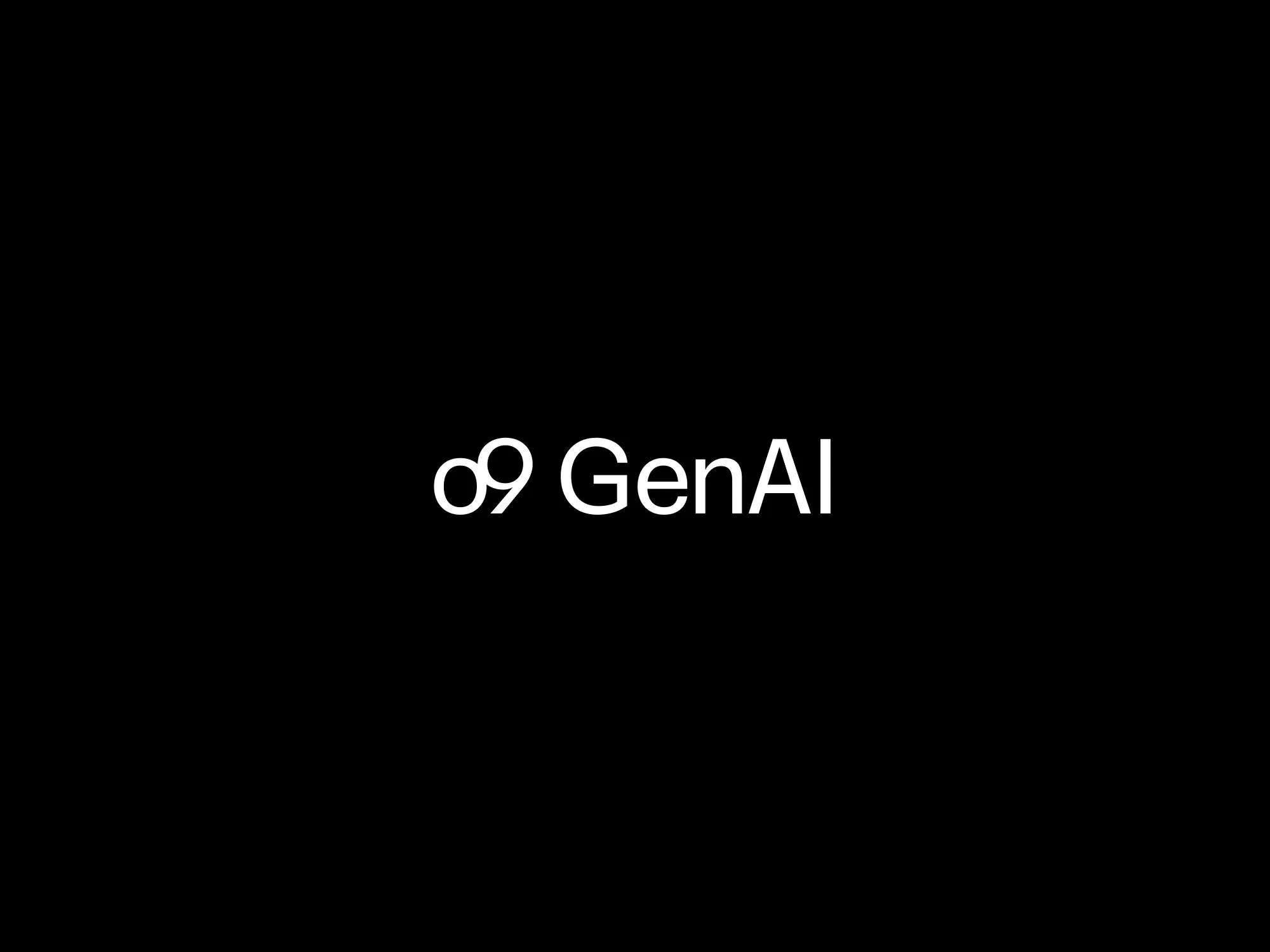 GenAI with o9 GenAI with o9
