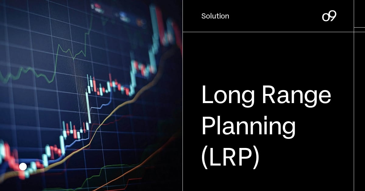 Long Range Planning (LRP) Software | o9 Solutions